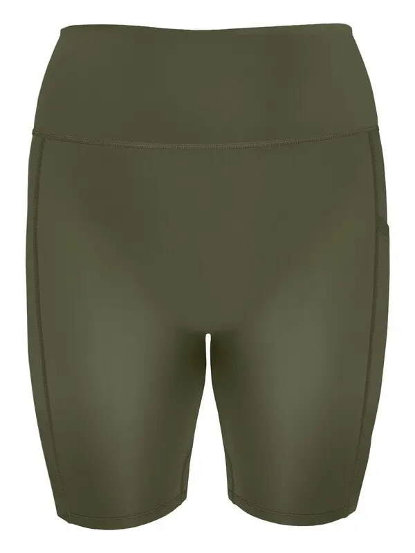 FOXIES Ultra Comfy Shorts With Built-in Undies Zero Vpl., Stylish Coverage Olive - Green