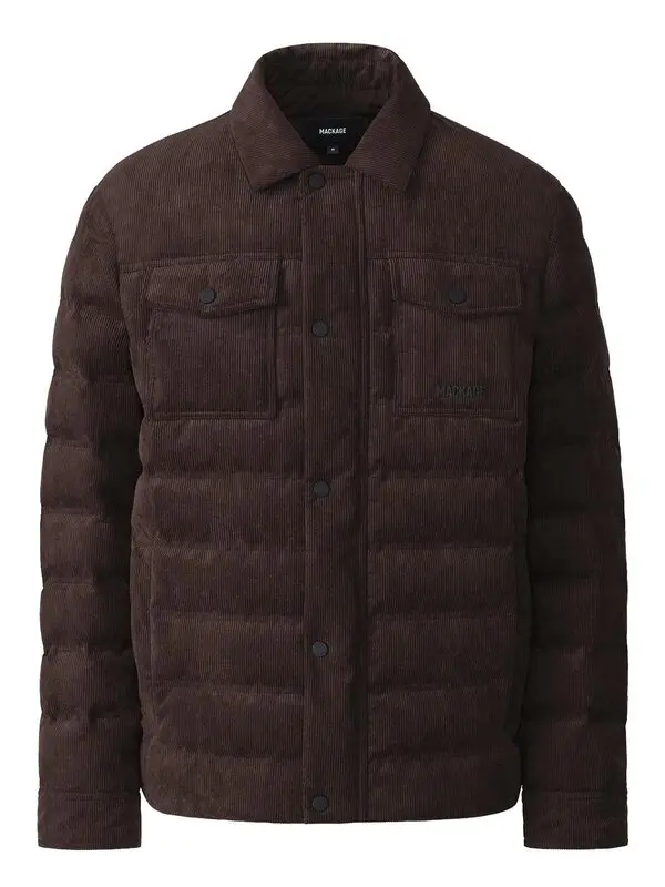 Mackage Cohen-cdy Corduroy Jacket - Coffee