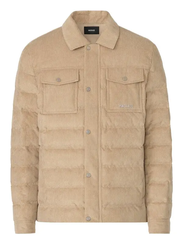 Mackage Cohen-cdy Corduroy Jacket - Light Camel