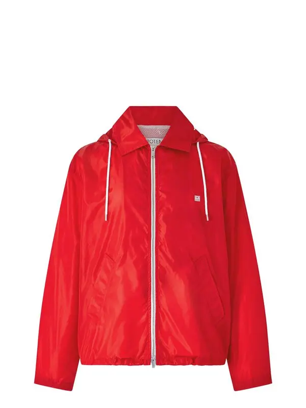 TOTEME Shell Hooded Jacket - Red