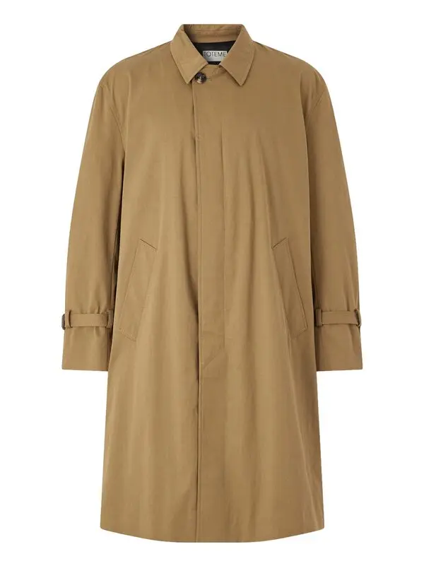 TOTEME Cotton-blend Trench Coat - Brown