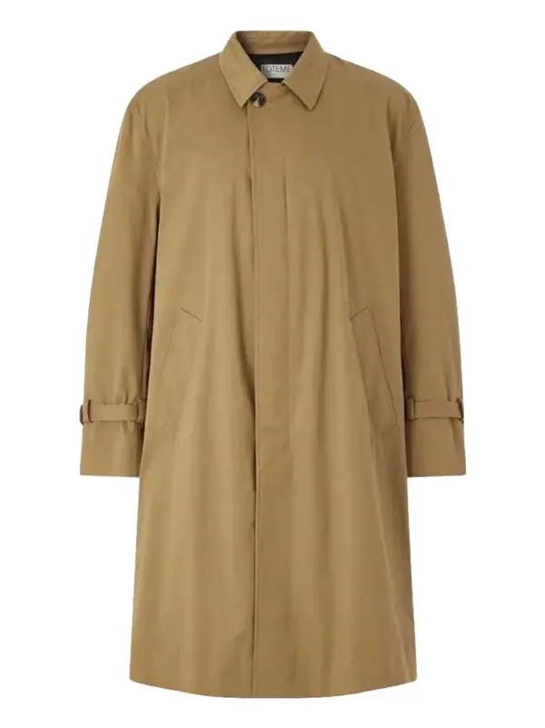 TOTEME Cotton-blend Trench Coat - Camel