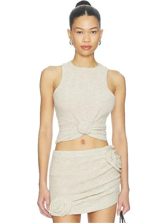 Magda Butrym Sleeveless Tank Top - Beige