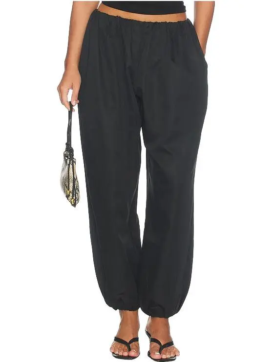 LOVERS AND FRIENDS Romee Nylon Pant - Black
