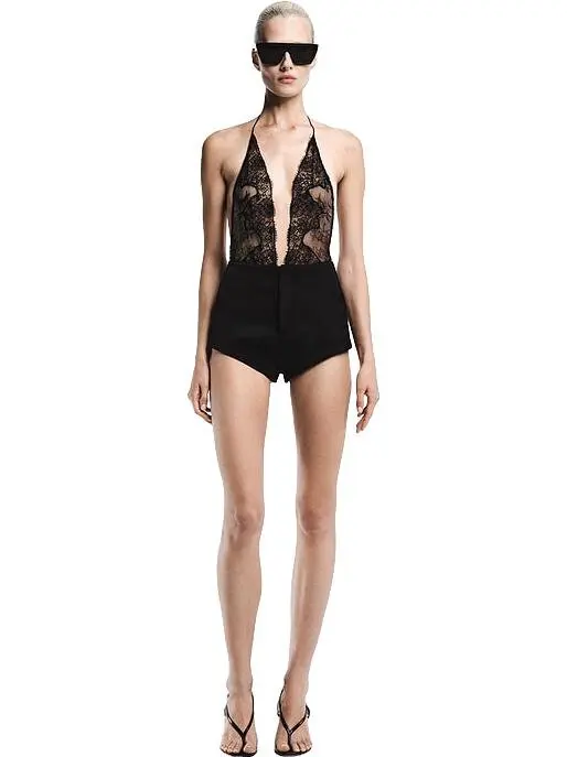 Revolve Delille Tailored Hot Short - Black