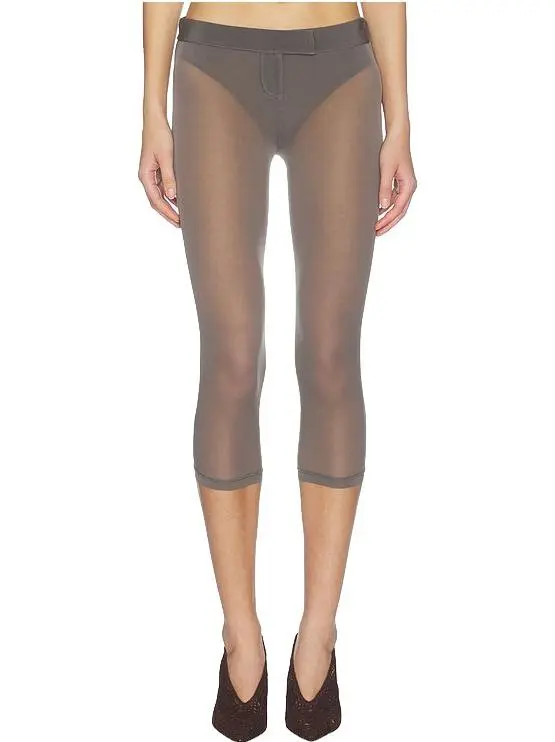 Magda Butrym Capri Pant In Taupe - Brown