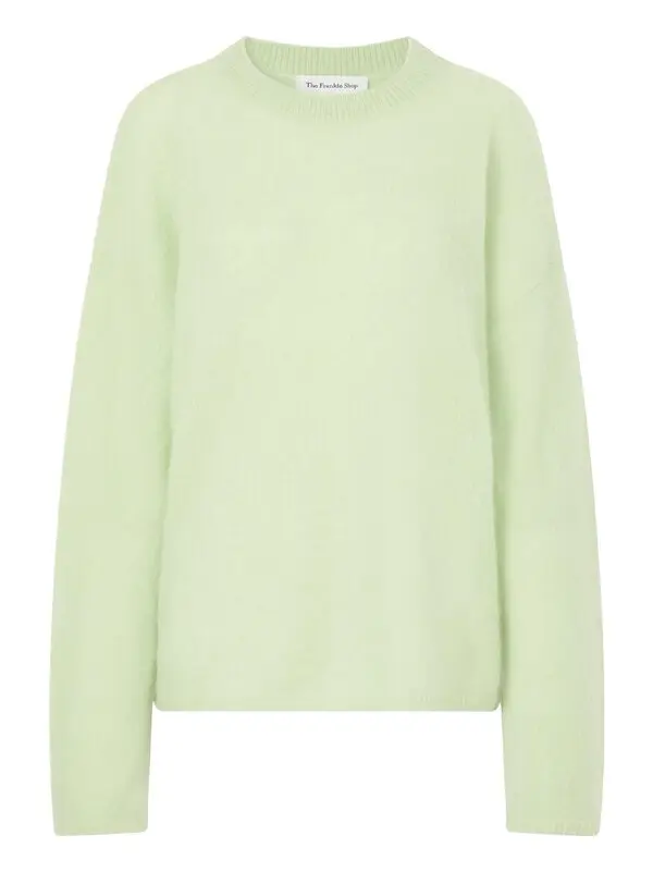 THE FRANKIE SHOP Timea Mohair And Wool-blend Sweater - Green