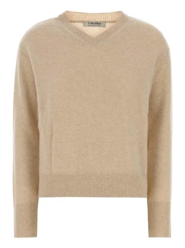 Max Mara Sand Cashmere Fata Sweater - Brown