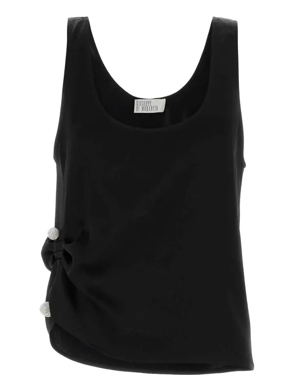 Giuseppe Di Morabito Satin Top - Black