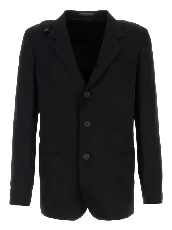 Yohji Yamamoto Wool Blazer - Black