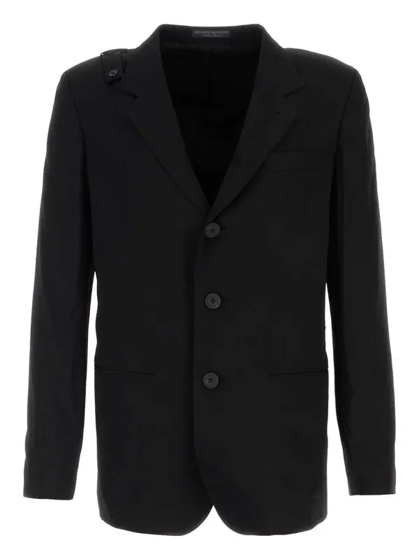 Yohji Yamamoto Wool Blazer - Black