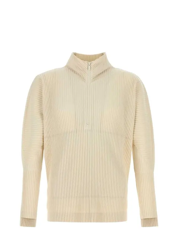 Issey Miyake Sand Polyester Sweatshirt - Brown