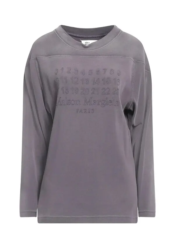 MAISON MARGIELA Long Sleeves Sweatshirt - Gray