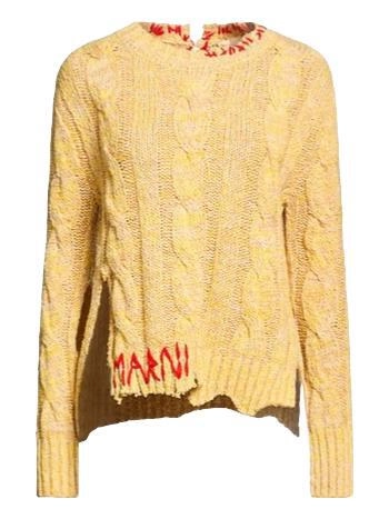 Marni Embroidered Knitted Sweater - Nude