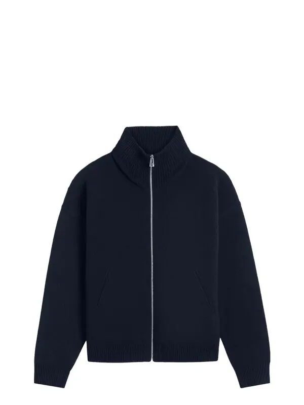 Axel Arigato Core Zip-up Sweater - Black