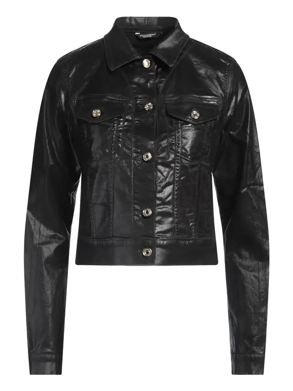 Dolce & Gabbana Plain Colour Jacket - Black