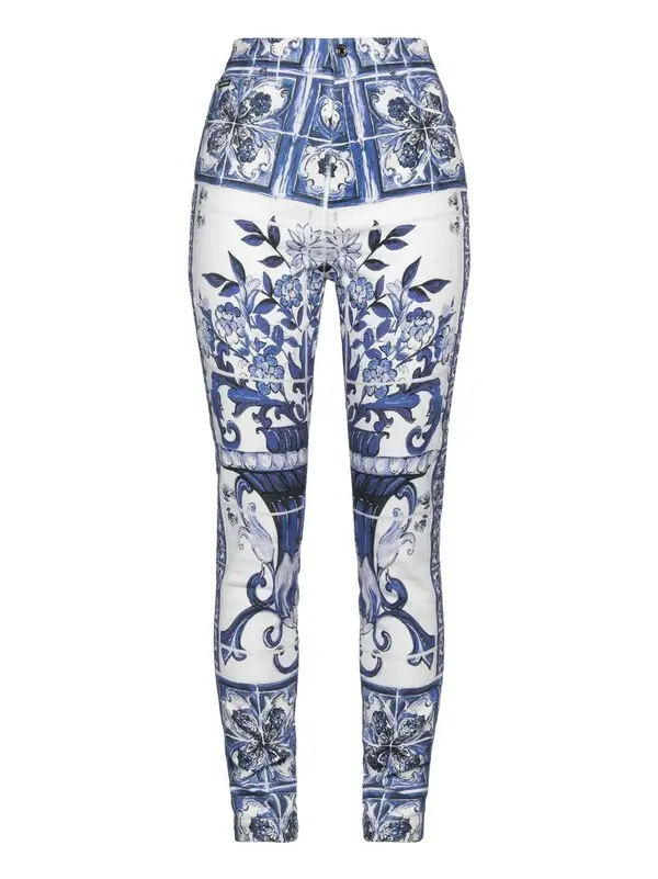 Dolce & Gabbana Multicolor Jeans - Blue