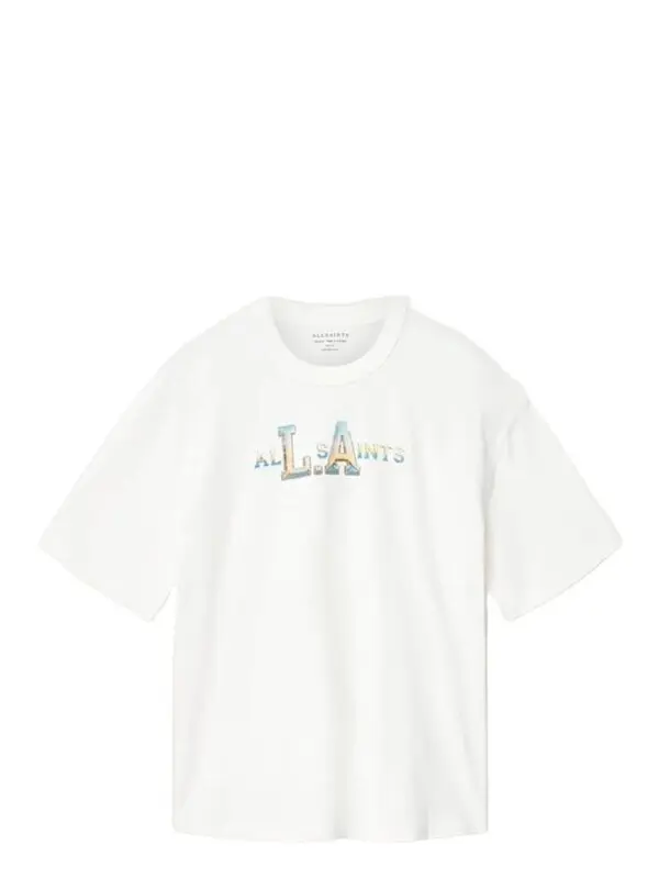 ALLSAINTS Short-sleeved Printed T-shirt - White