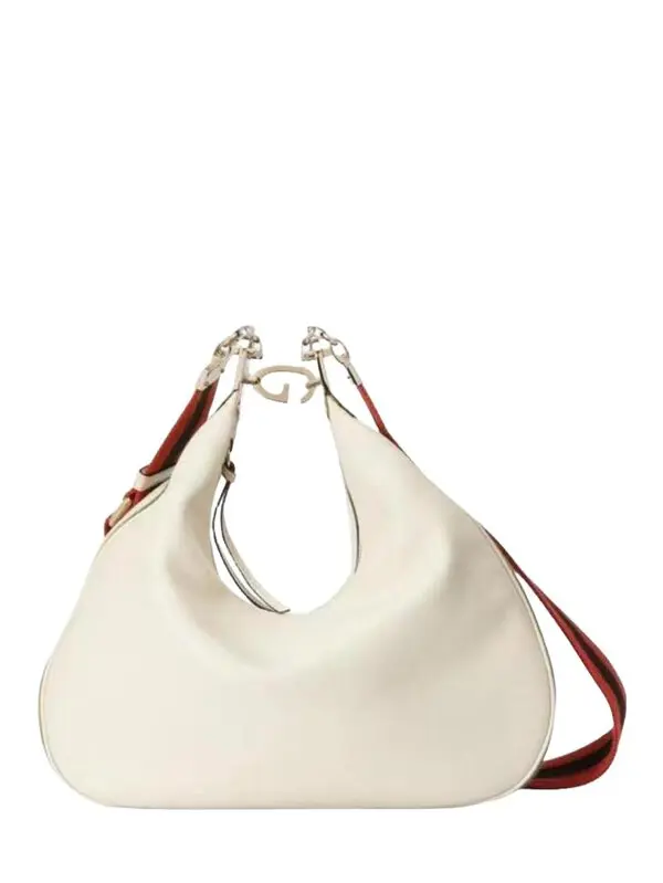 Gucci Attache Large Shoulder Bag - White