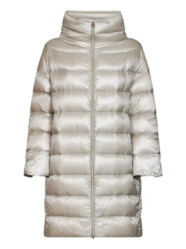 Herno Quilted Zip-up Down Jacket - No