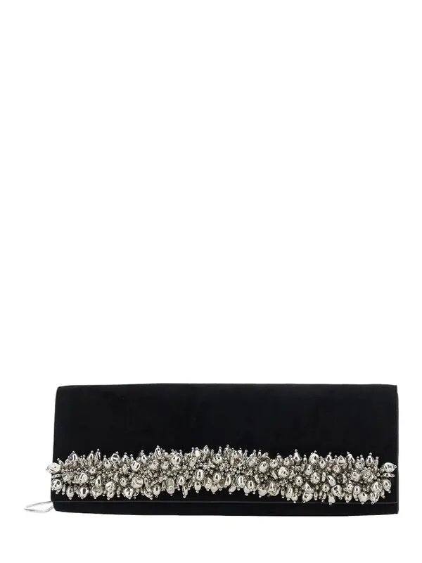 Simkhai Genuine Leather Clutch - Black