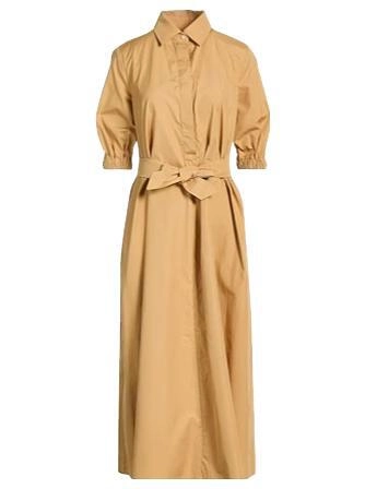 Max Mara Minimalist Shirt Dress - Nude