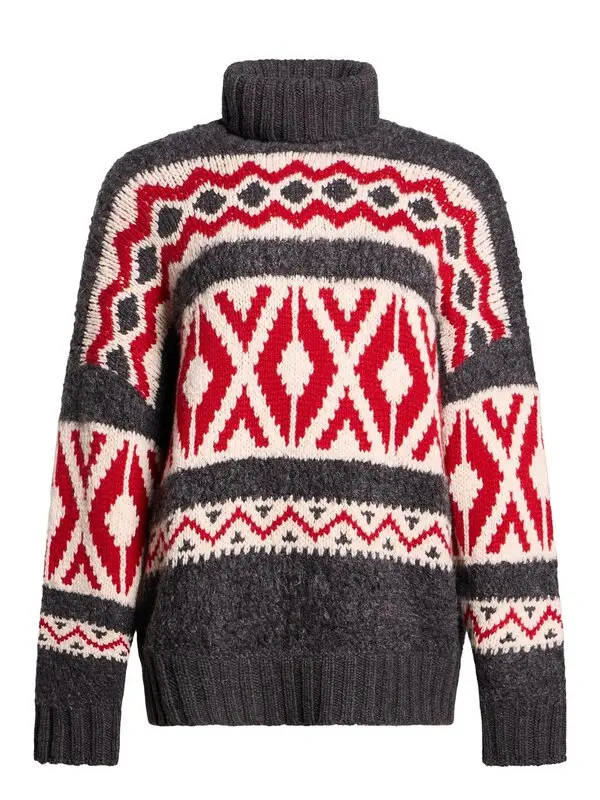 Brunello Cucinelli Multicolour Cashmere Polo Necks - Black