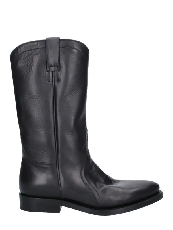 JIL SANDER Round-toe Ankle Boots - Black