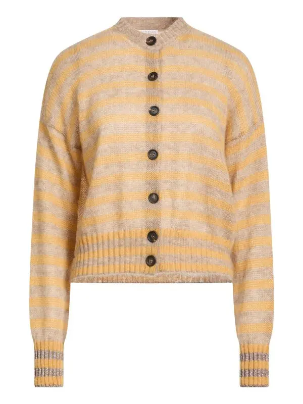 Brunello Cucinelli Striped Intarsia-knit Sweater - No