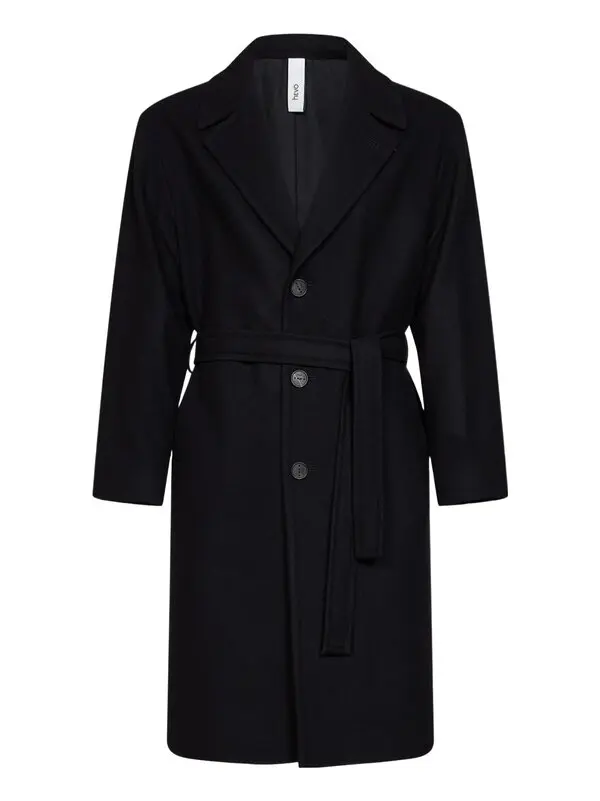 HEVO Long-sleeved Coat - Black