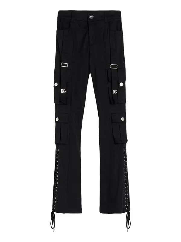 Dolce & Gabbana Dolce Gabbana Bootcut Cargo Trousers - No