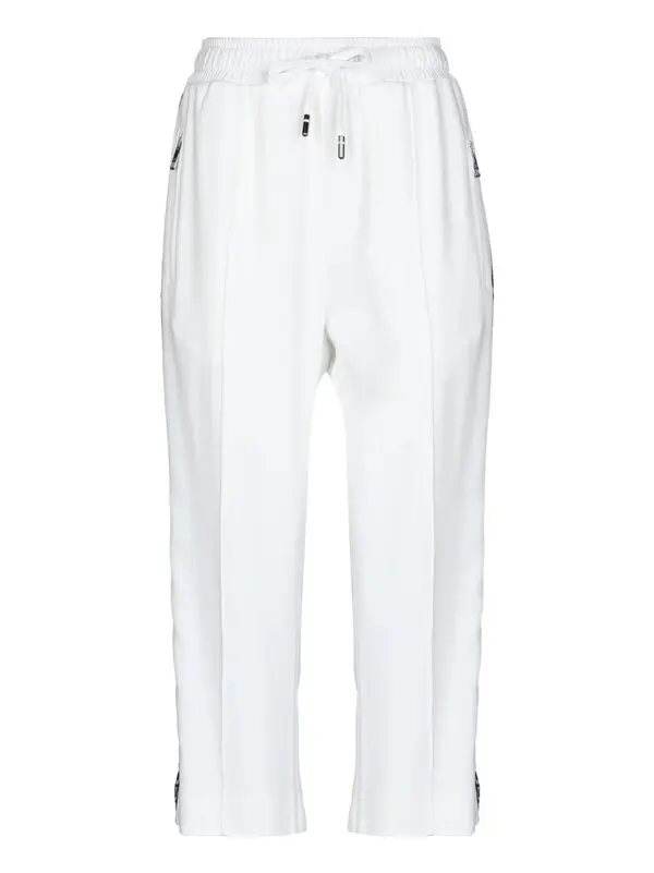 Dolce & Gabbana Solid-color Casual Pants - White