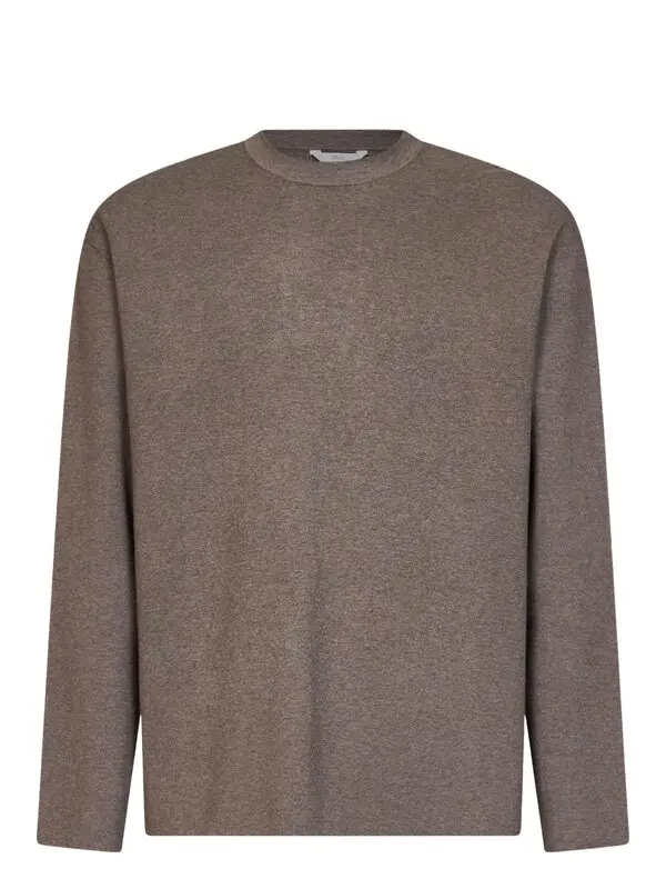 HEVO Long-sleeved Knitted Pullover - Gray