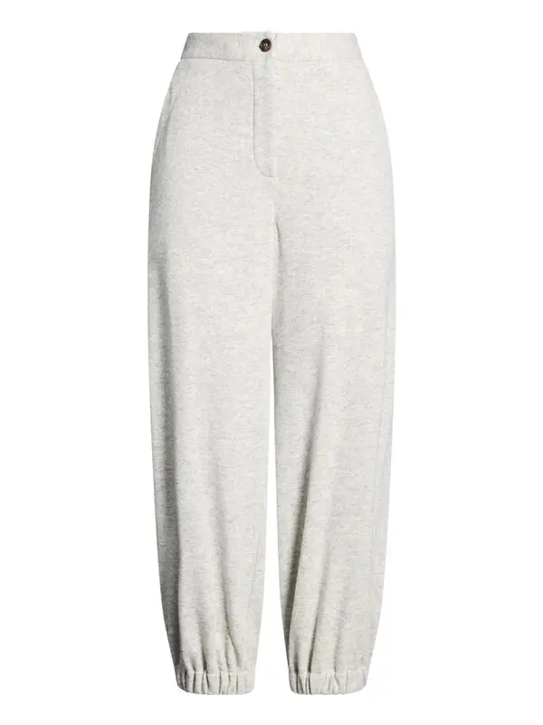 Brunello Cucinelli Plain Colour Casual Trousers - Grey