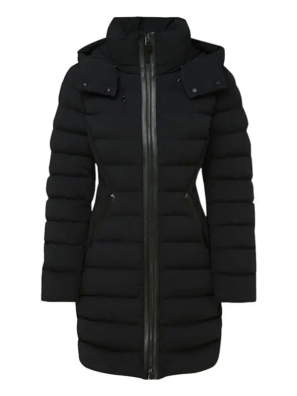 Mackage Quilted Cotton Jacket With Zip Closure - Black