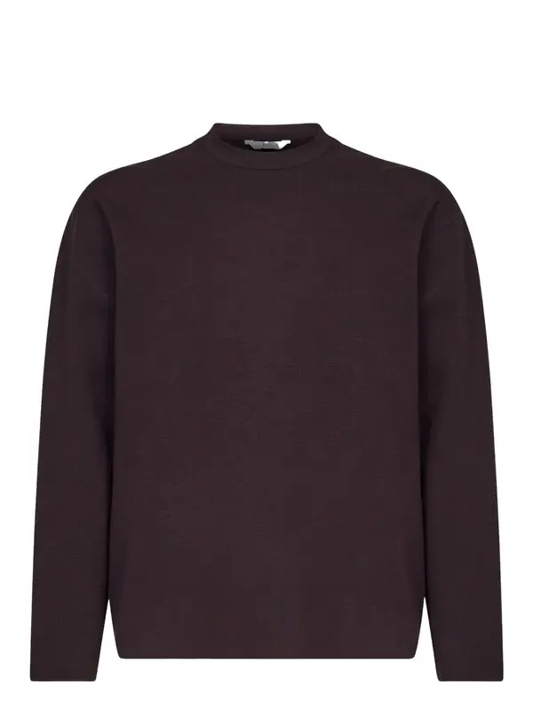 HEVO Long-sleeved Knitted Pullover - Black