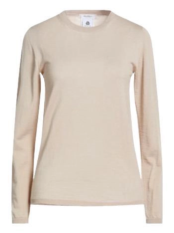 Max Mara Solidcolor Wool Knit Sweater - Nude