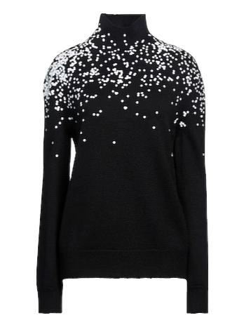 MAISON MARGIELA Minimalist Printed Knit Sweater - Black
