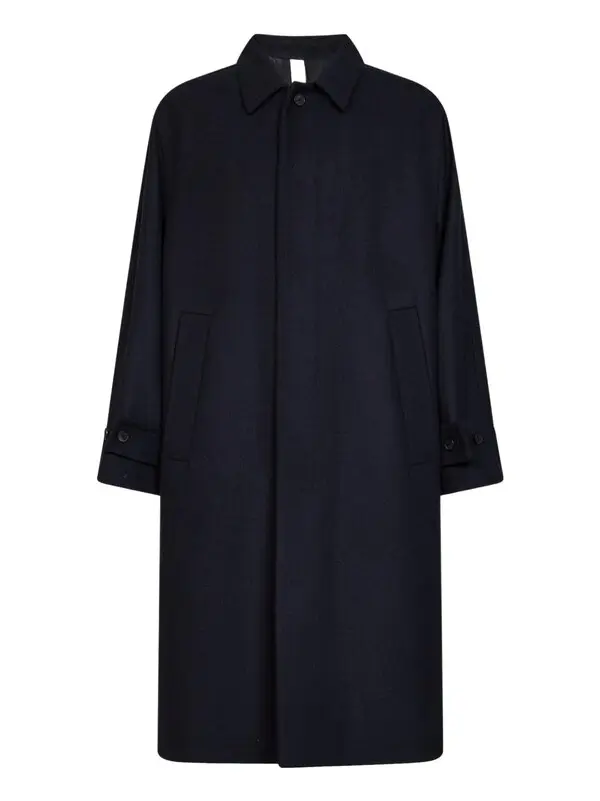 HEVO Collared Coat - Black