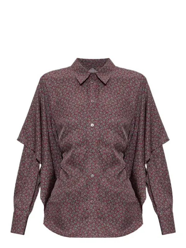 MAISON MARGIELA Long-sleeved Shirt - Red