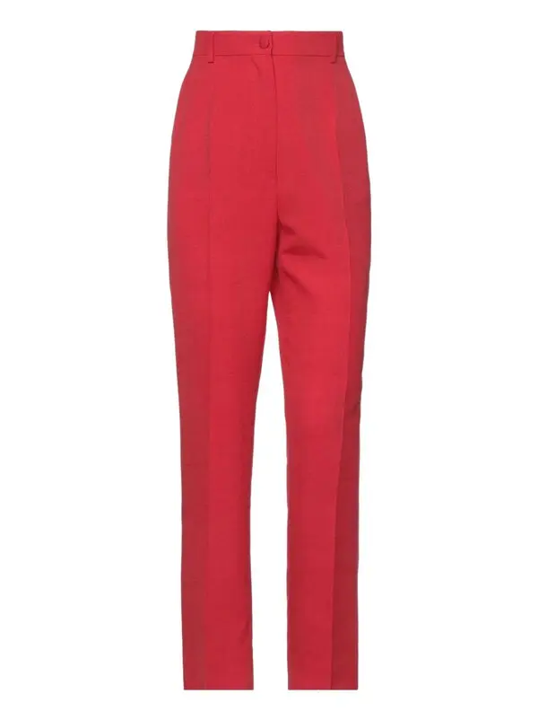 Dolce & Gabbana Simple Straight-leg Pants - Red