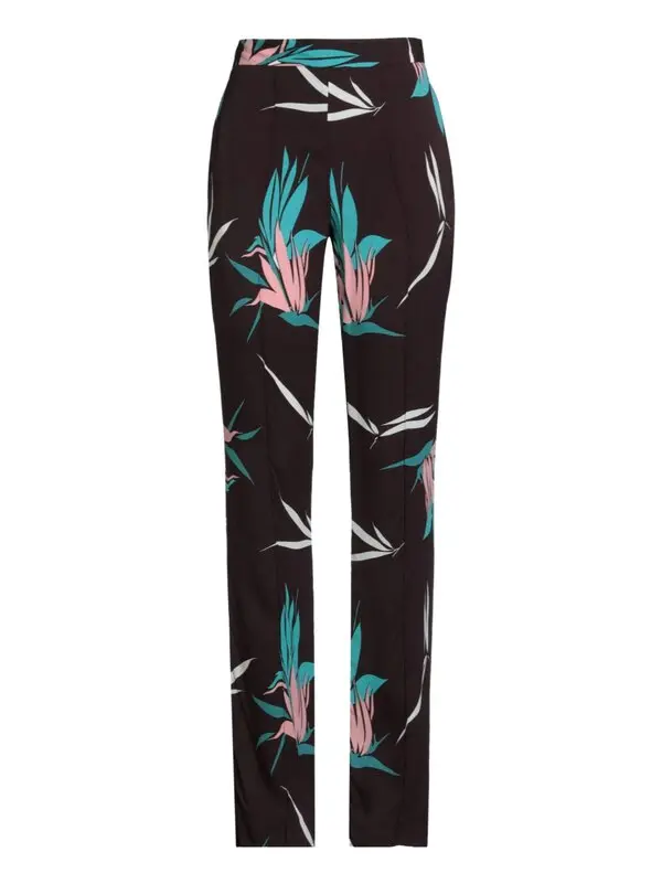 Marni Floral Printed Straight-leg Pants - No