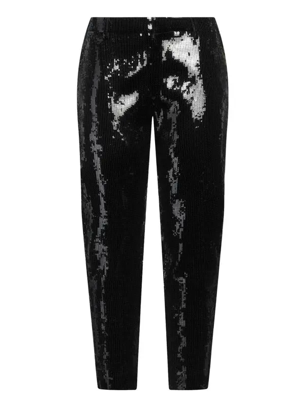 Saint Laurent Minimalist Tailored Slimfit Trousers - Black