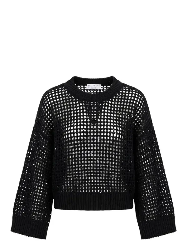 Brunello Cucinelli Two-tone Jumpers - Black