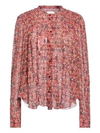Isabel Marant Étoile Floralprint Chiffon Shirt - Pink