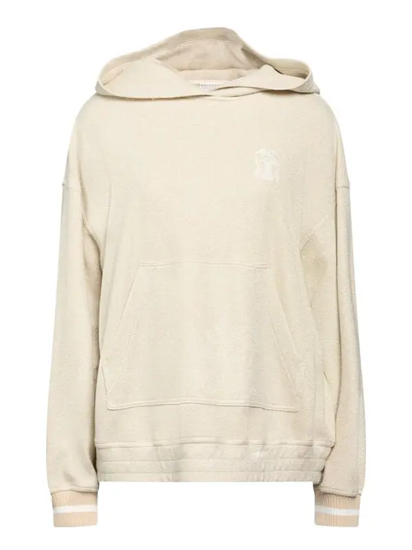 Brunello Cucinelli Hooded Track Jackets - Beige