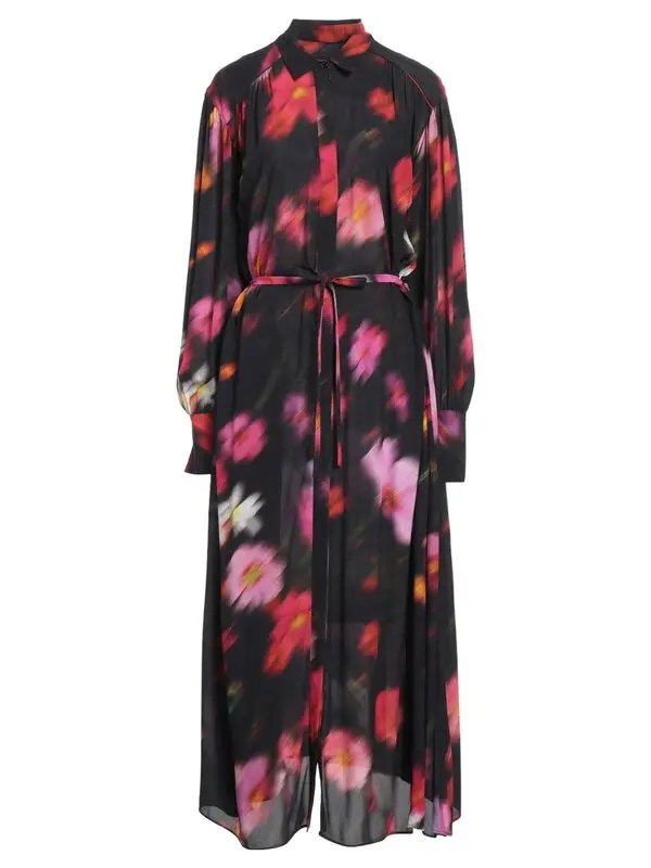 Rag & Bone Multicolor Shirt Dress - Black