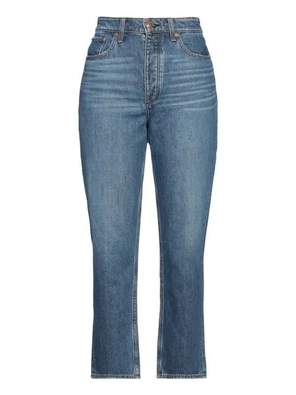 Rag & Bone Mediumblue Tapered Jeans - Blue