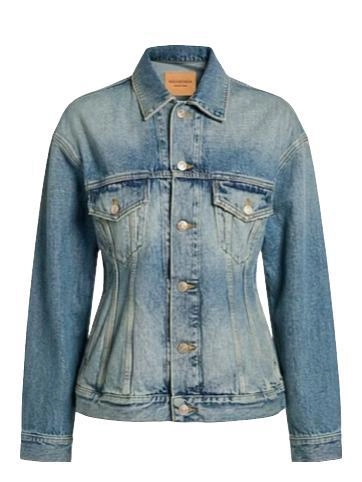 Balenciaga Darkwash Denim Jacket - Blue