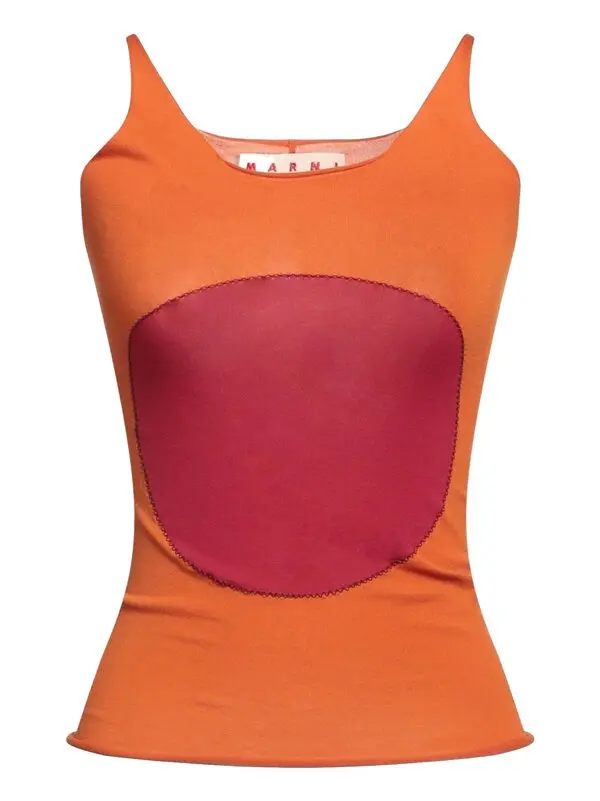 Marni Two-tone Camisole - Red